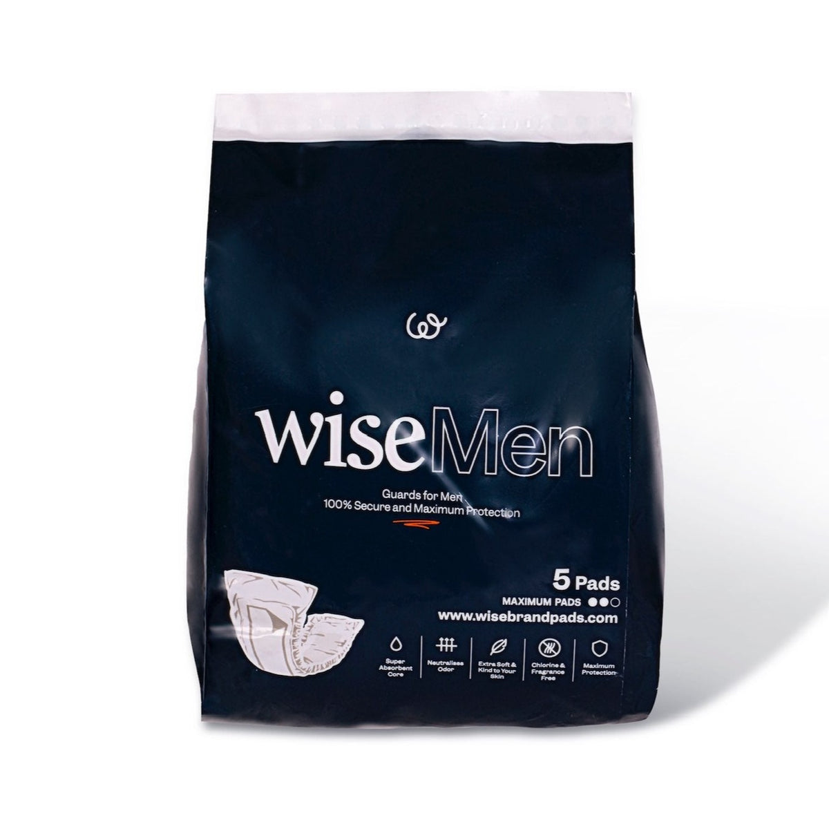 Wise Men Guard Maximum Protection Incontinence Pads Travel Package ( 5 ...
